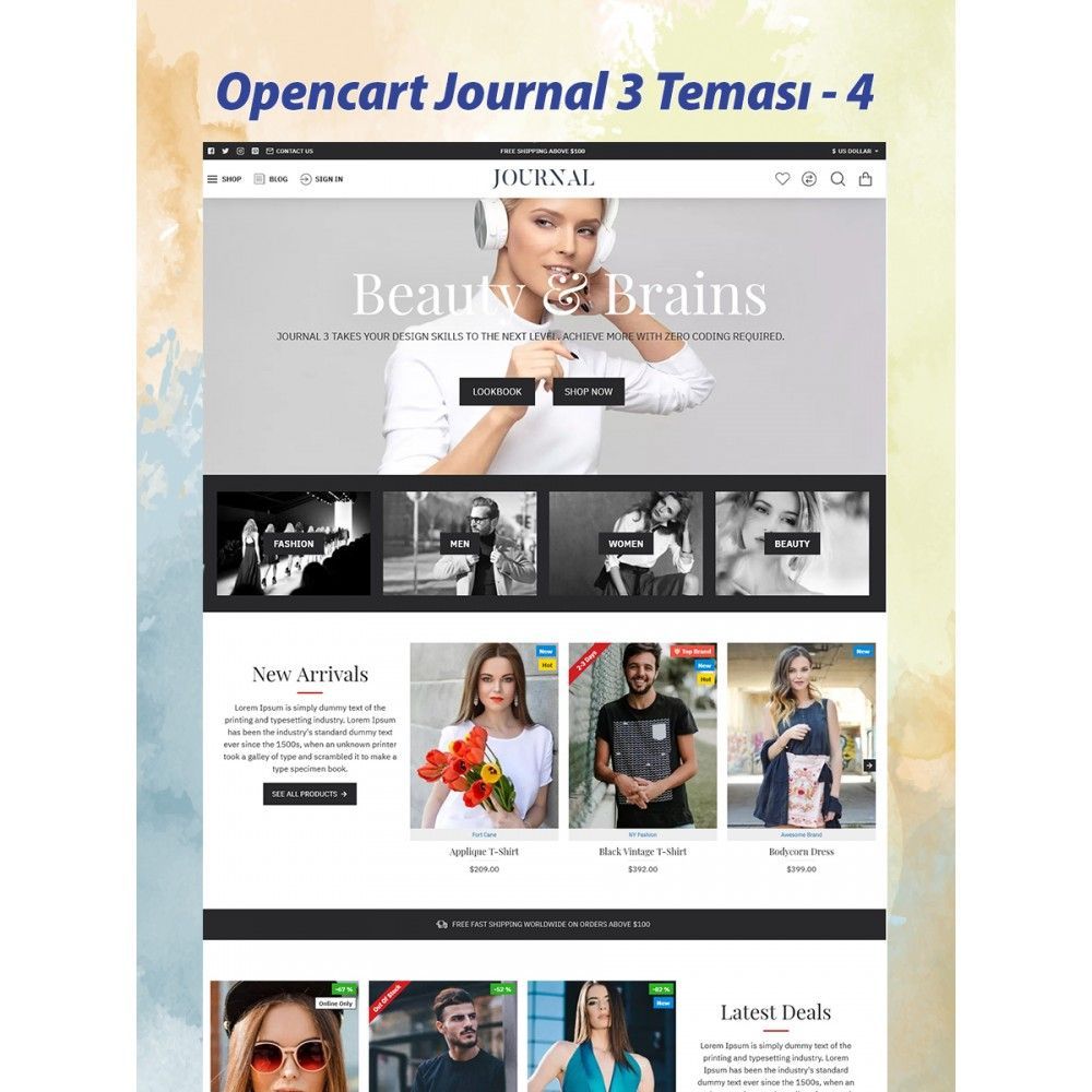 Opencart Journal Tema Kurulumu Ücretsiz